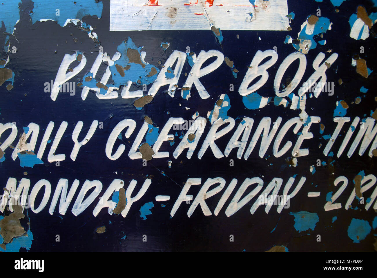 Pillar Box Sign, Sigatoka, Fiji Stock Photo - Alamy