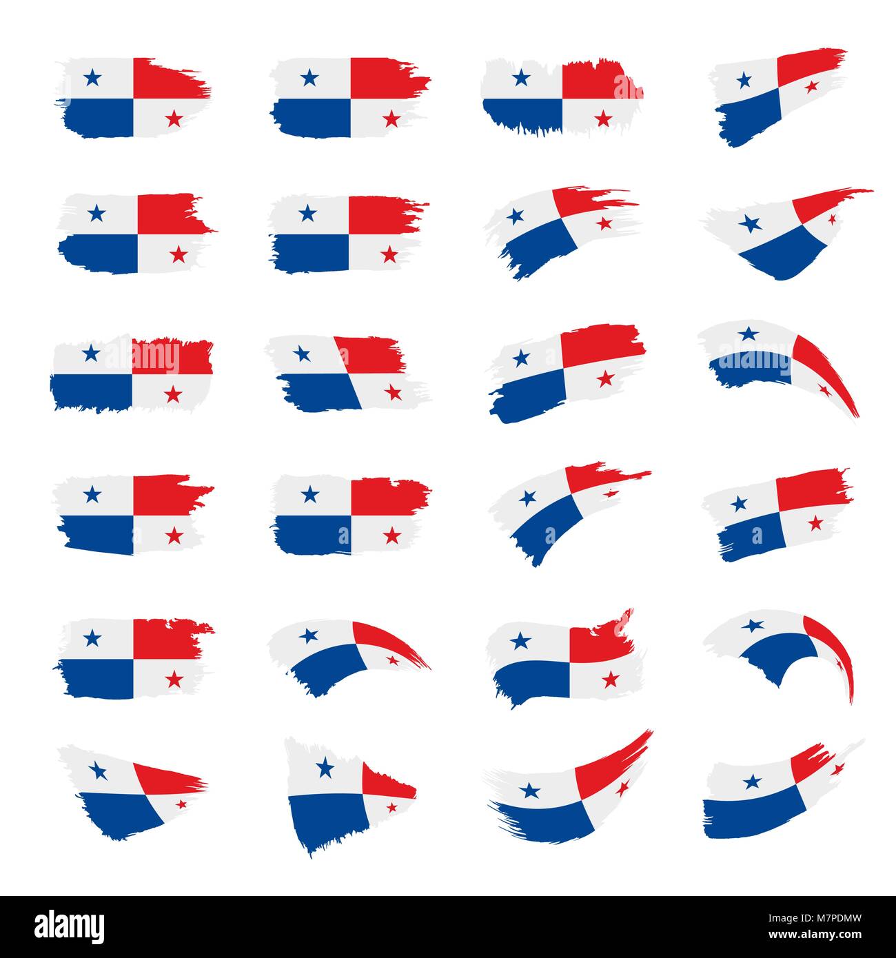 Panama flag, vector illustration Stock Vector Image & Art - Alamy