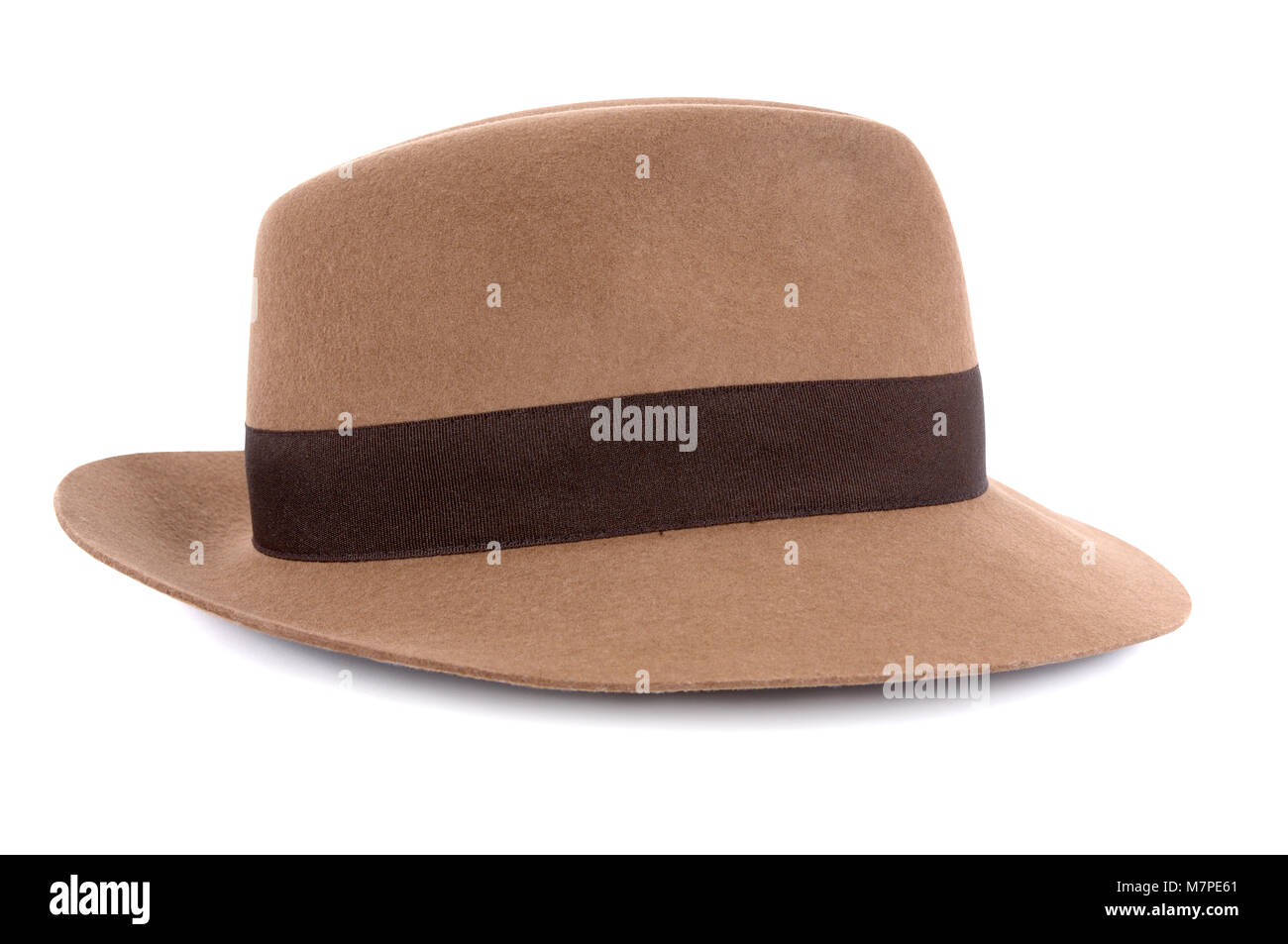 Fedora hat side view Cut Out Stock Images & Pictures - Alamy