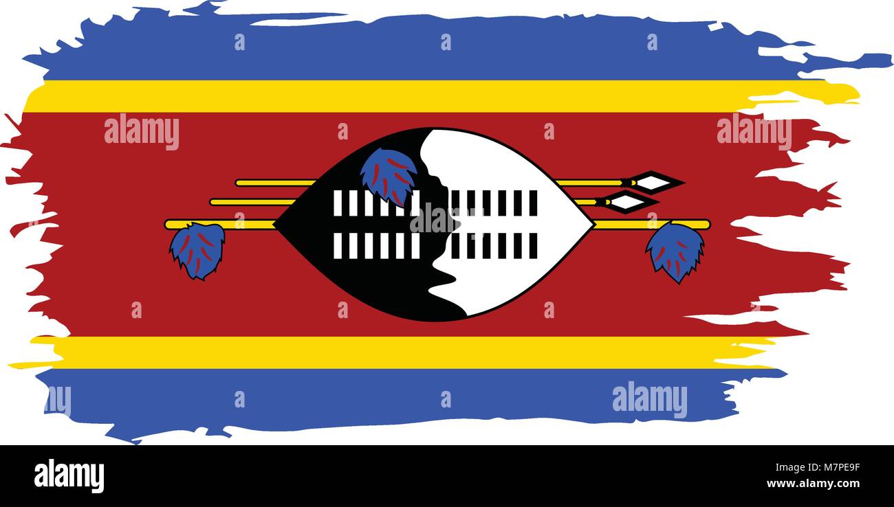 Swaziland flag, vector illustration Stock Vector Image & Art - Alamy