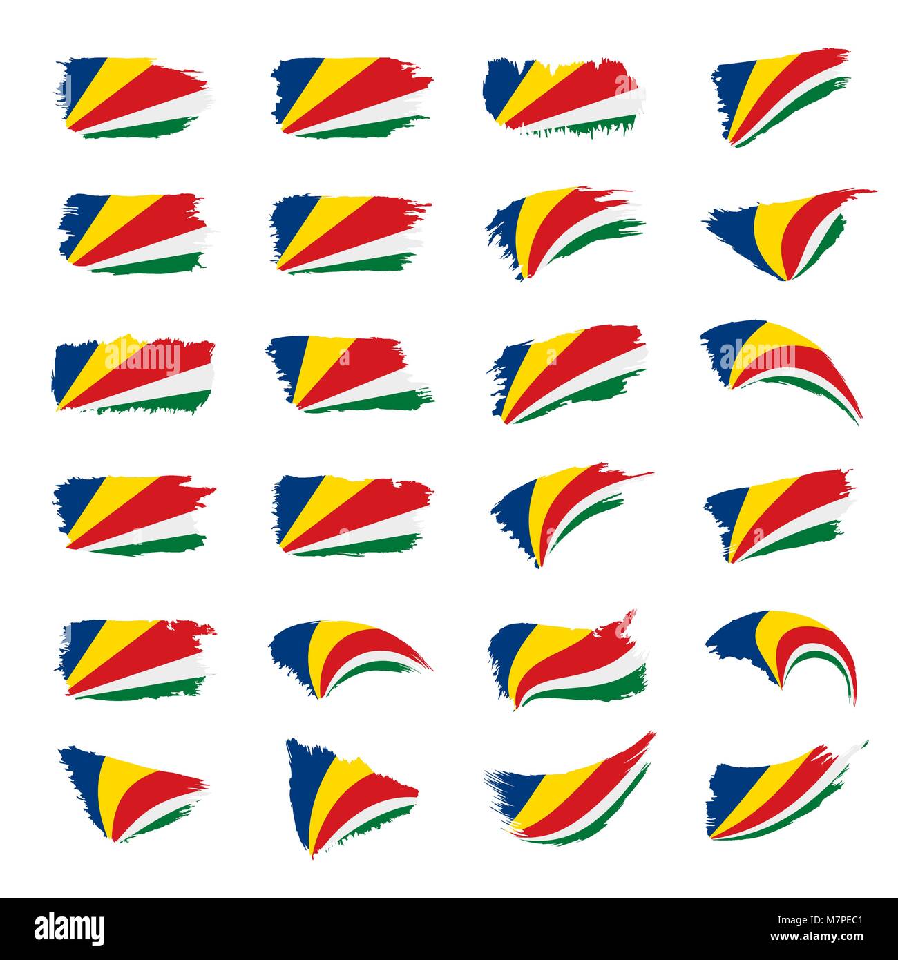 Seychelles flag, vector illustration Stock Vector Image & Art - Alamy