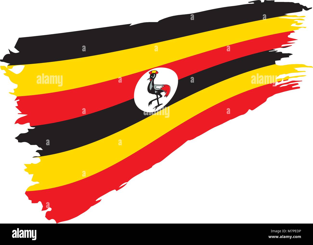 Uganda Flag Vector Illustration Stock Vector Image And Art Alamy