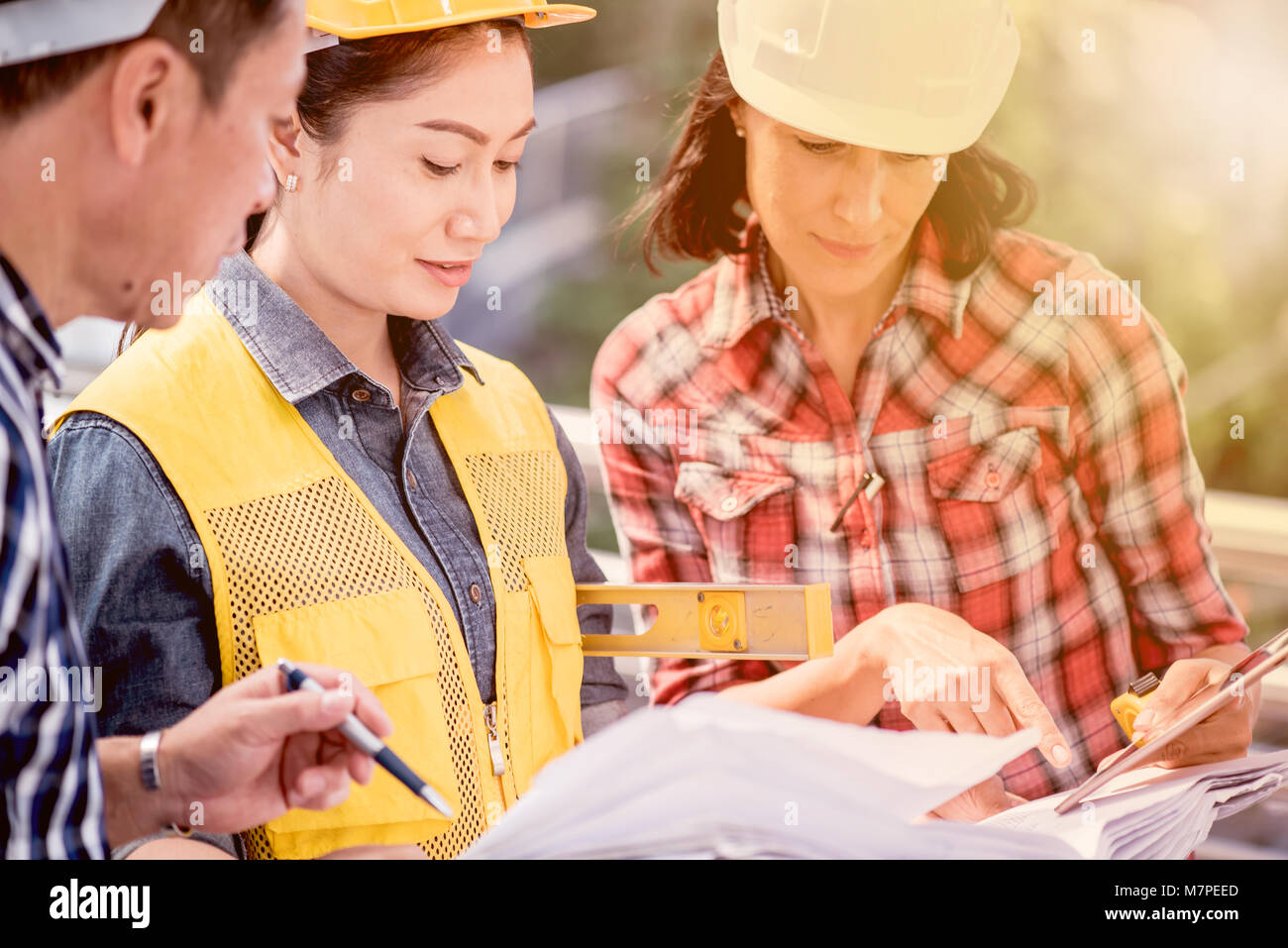 engineering teamwork in the meeting for successful project Stock Photo ...