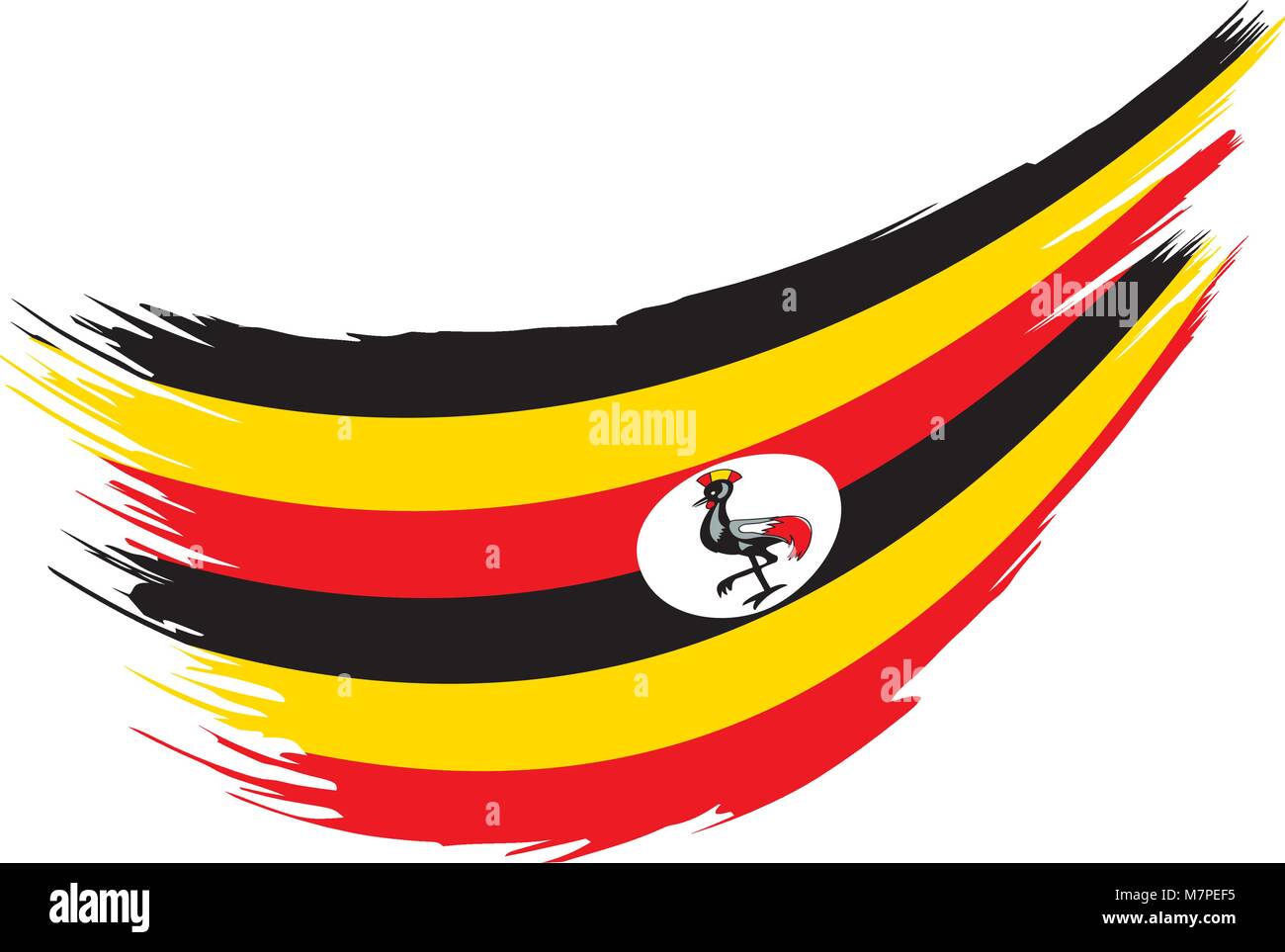 Uganda flag, vector illustration Stock Vector Image & Art - Alamy