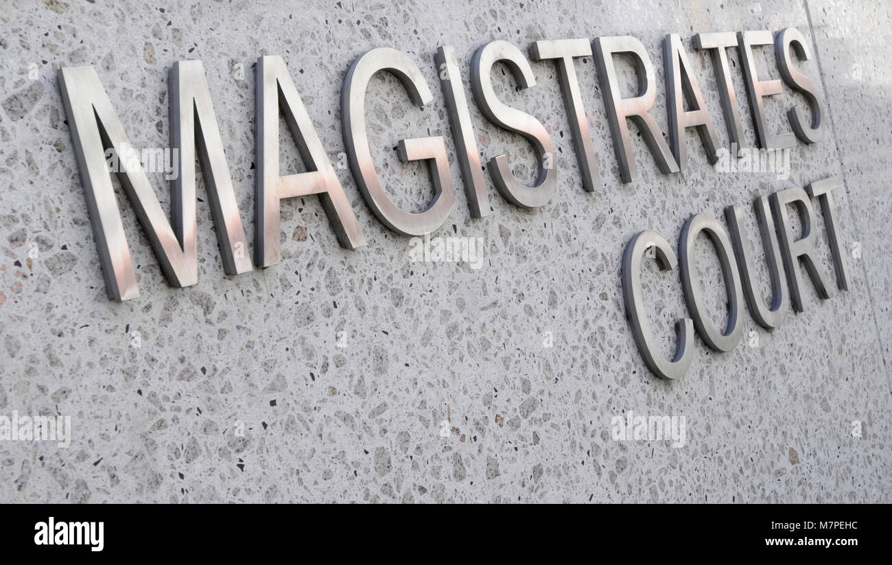 Magistrate sign hi-res stock photography and images - Alamy