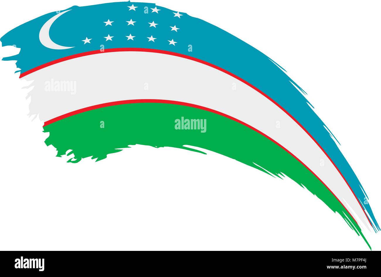 Uzbekistan flag, vector illustration Stock Vector Image & Art - Alamy