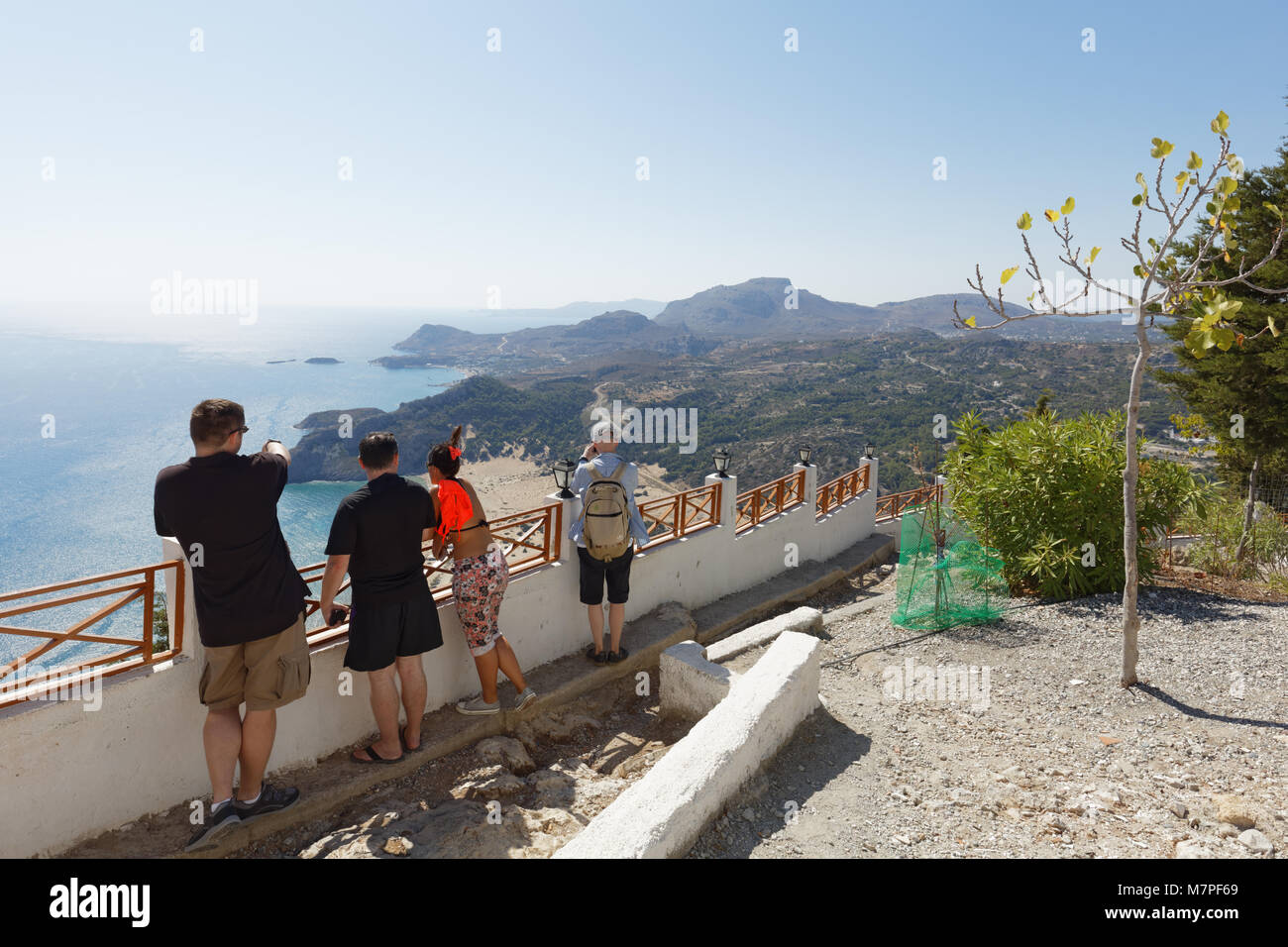Archangelos, Rhodes island, Greece - October 11, 2017: People admire ...