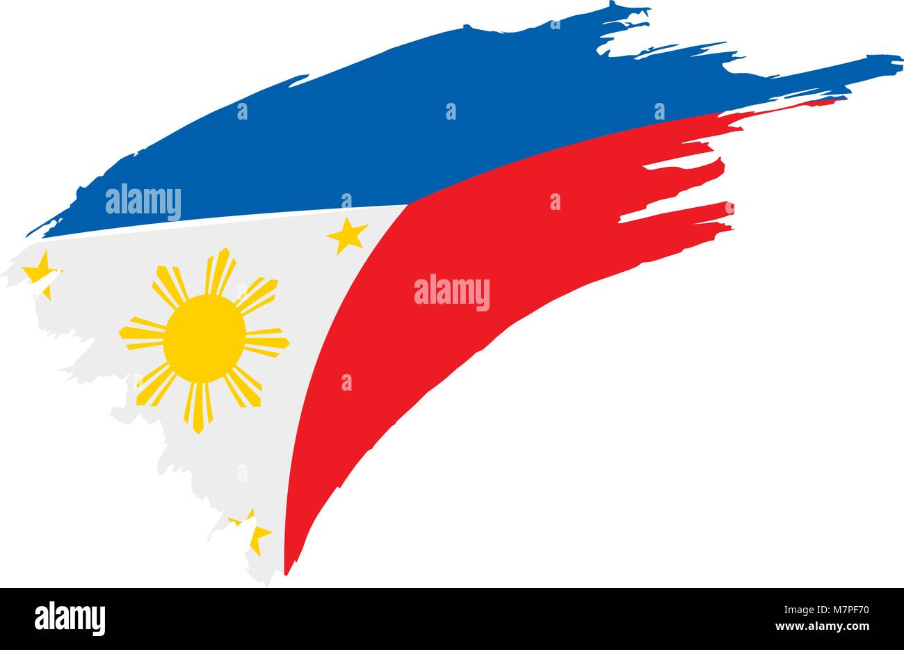 Philippines flag, vector illustration Stock Vector Image & Art - Alamy