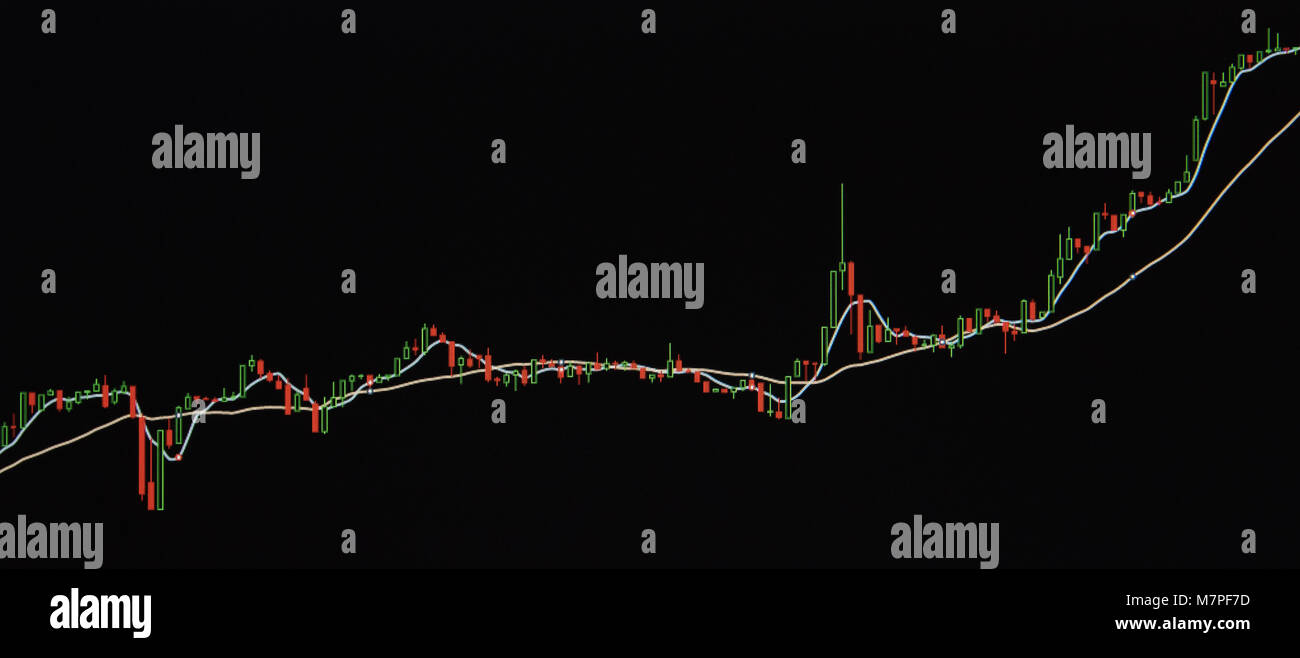 Digital currency exchange graph business hi-res stock photography and ...