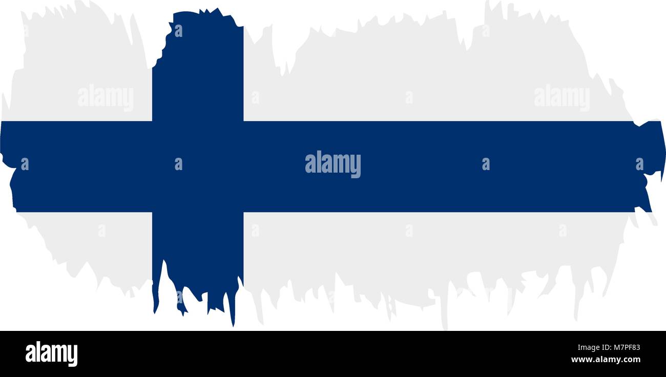 Finland flag, vector illustration Stock Vector Image & Art - Alamy