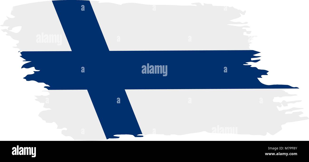 Finland flag, vector illustration Stock Vector Image & Art - Alamy