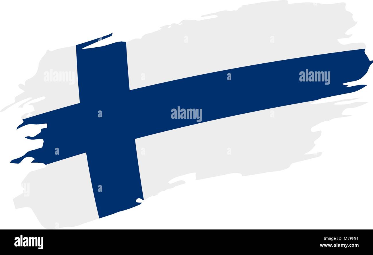 Finland flag, vector illustration Stock Vector Image & Art - Alamy