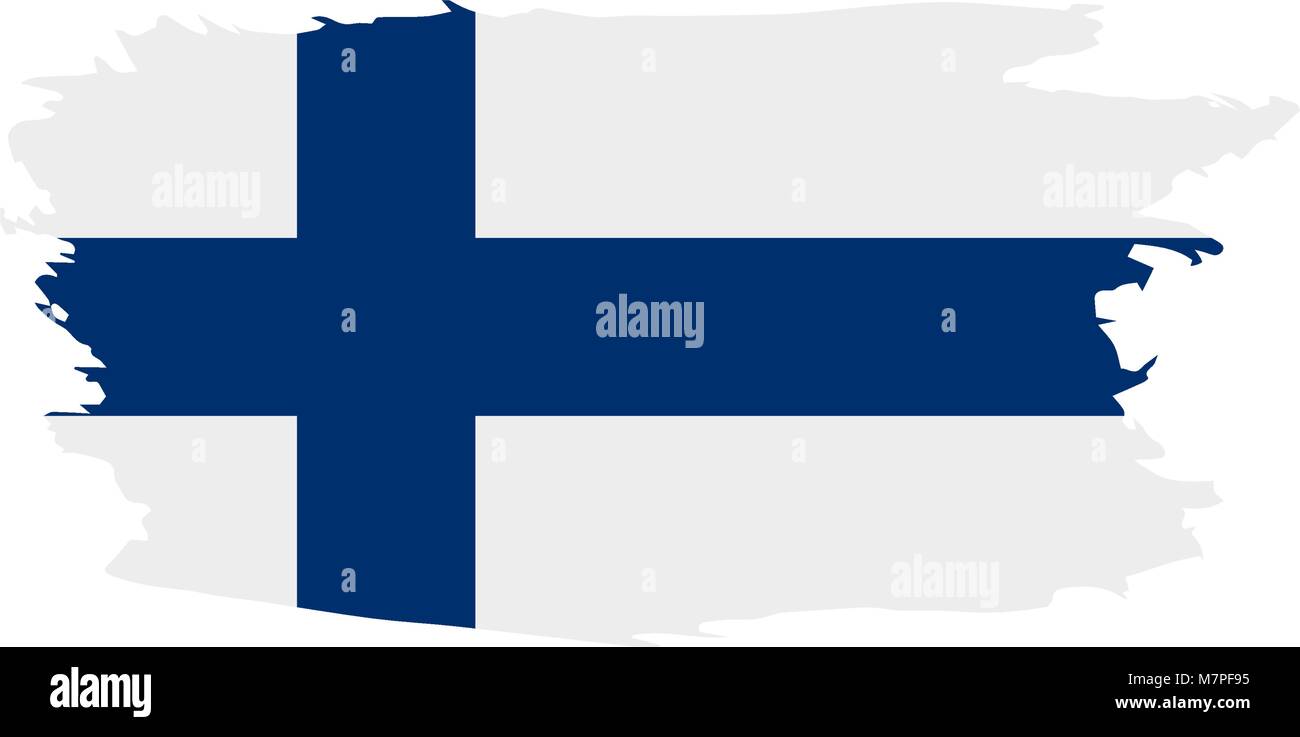 Finland flag, vector illustration Stock Vector Image & Art - Alamy