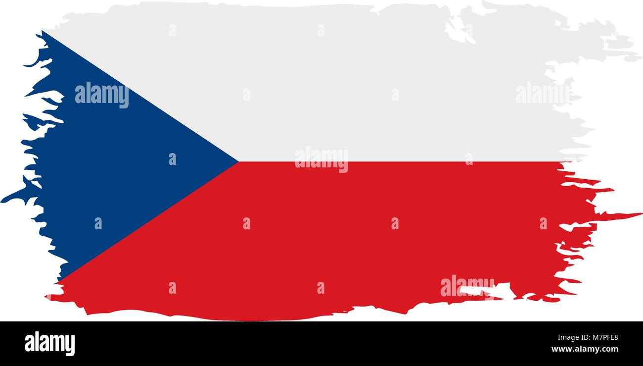 Czechia flag, vector illustration Stock Vector Image & Art - Alamy