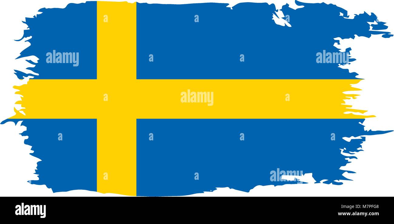Sweden flag, vector illustration Stock Vector Image & Art - Alamy