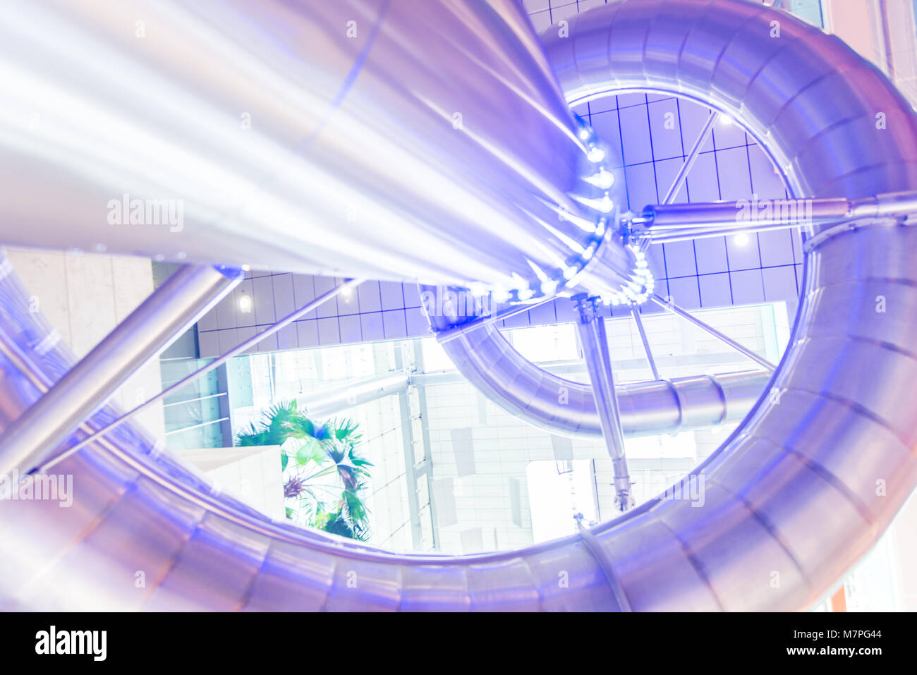 Slide at Changi Airport Stock Photo - Alamy