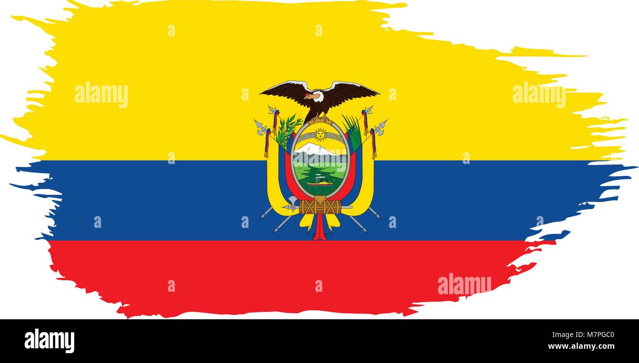 Drawing flag ecuador Stock Vector Images - Alamy