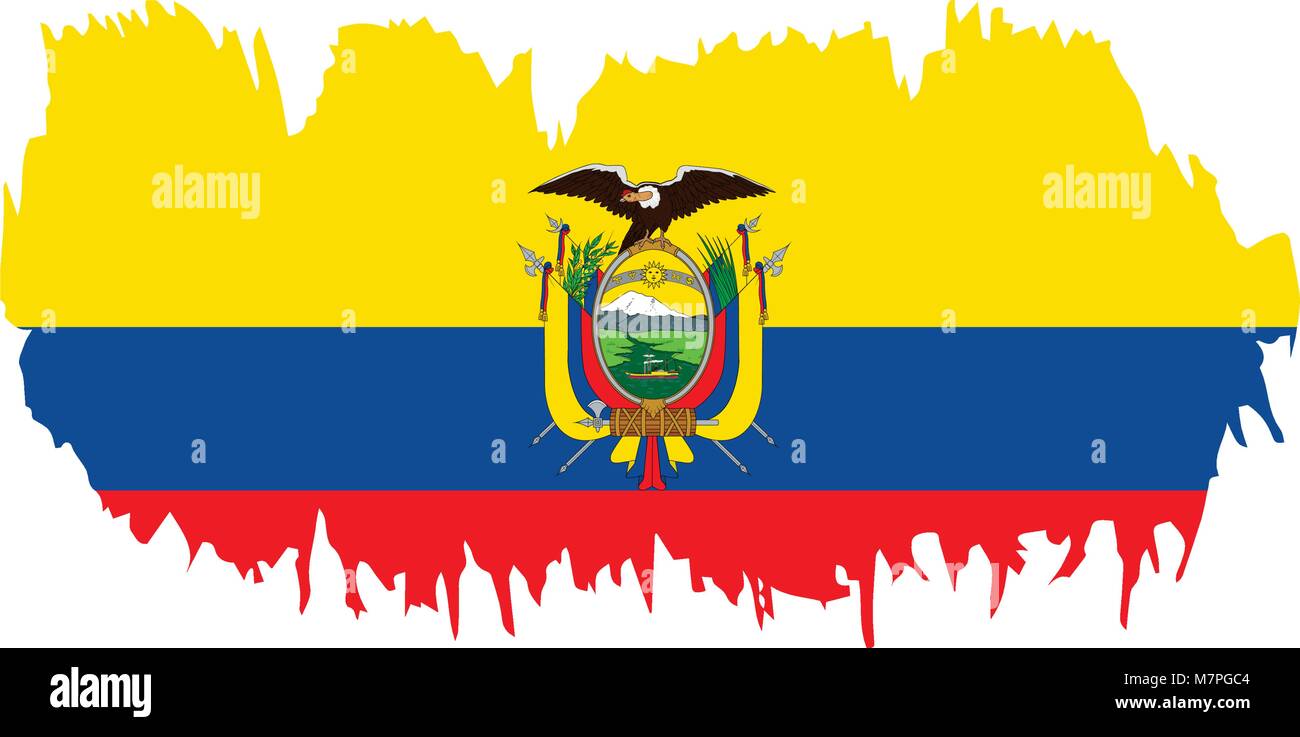 Ecuador flag, vector illustration Stock Vector Image & Art - Alamy