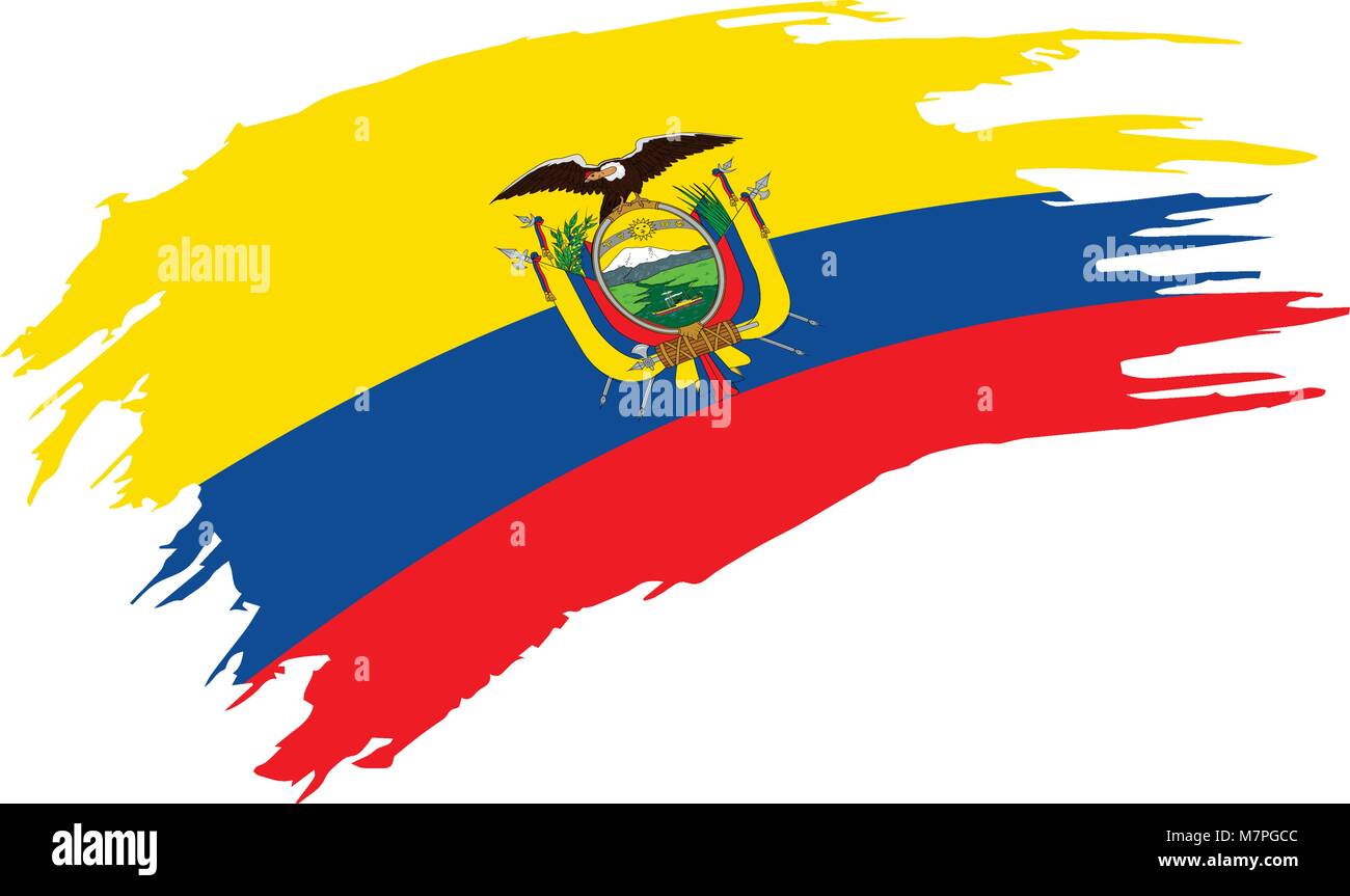 Ecuador flag, vector illustration Stock Vector Image & Art - Alamy