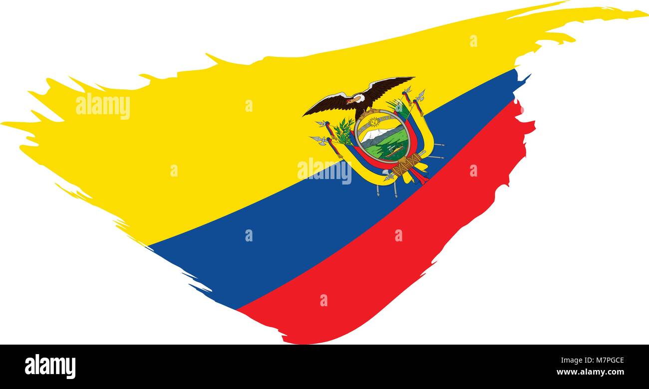 Ecuador flag, vector illustration Stock Vector Image & Art - Alamy