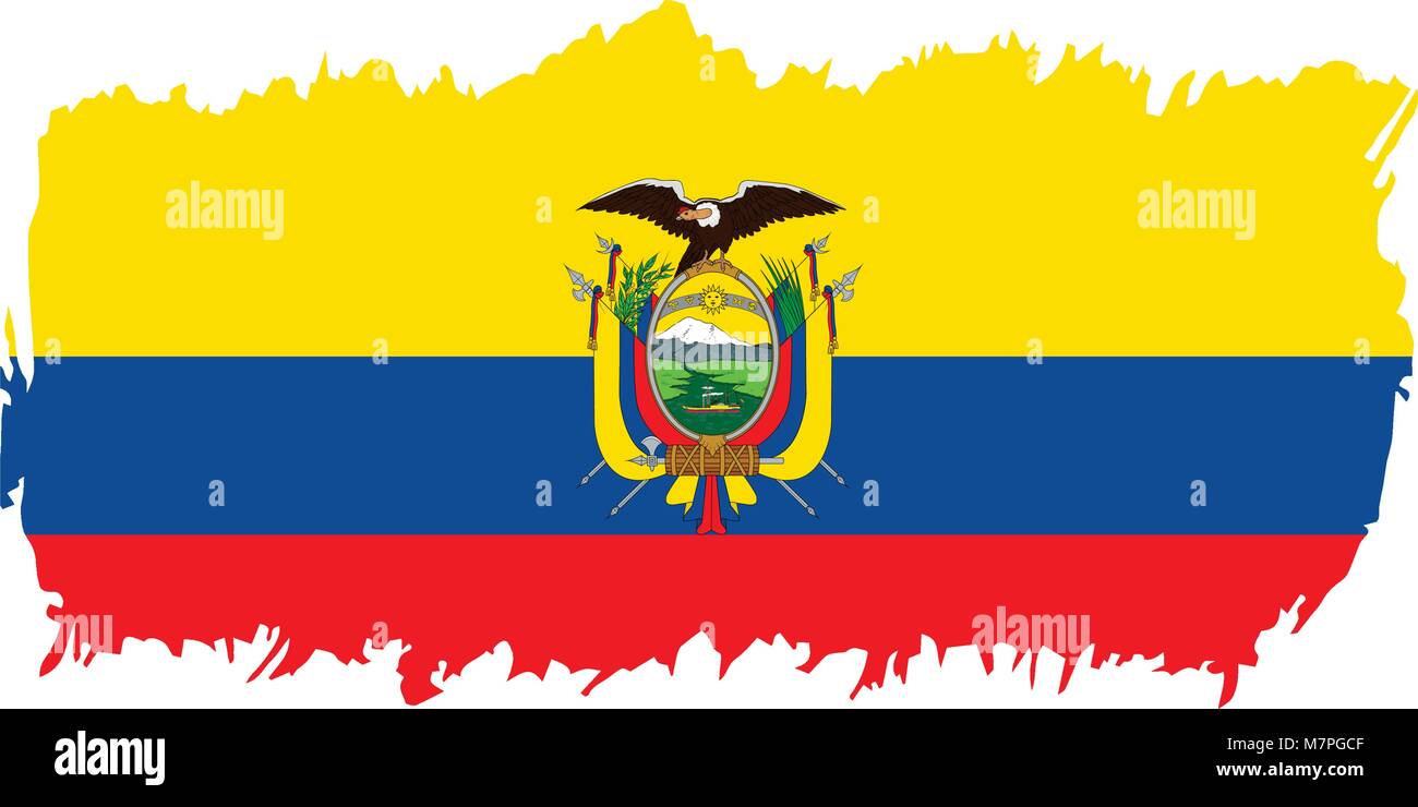 Ecuador flag, vector illustration Stock Vector Image & Art - Alamy
