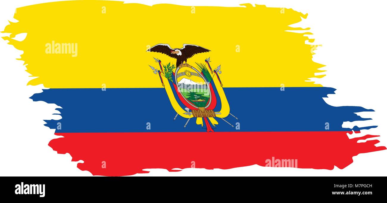 Ecuador flag, vector illustration Stock Vector Image & Art - Alamy