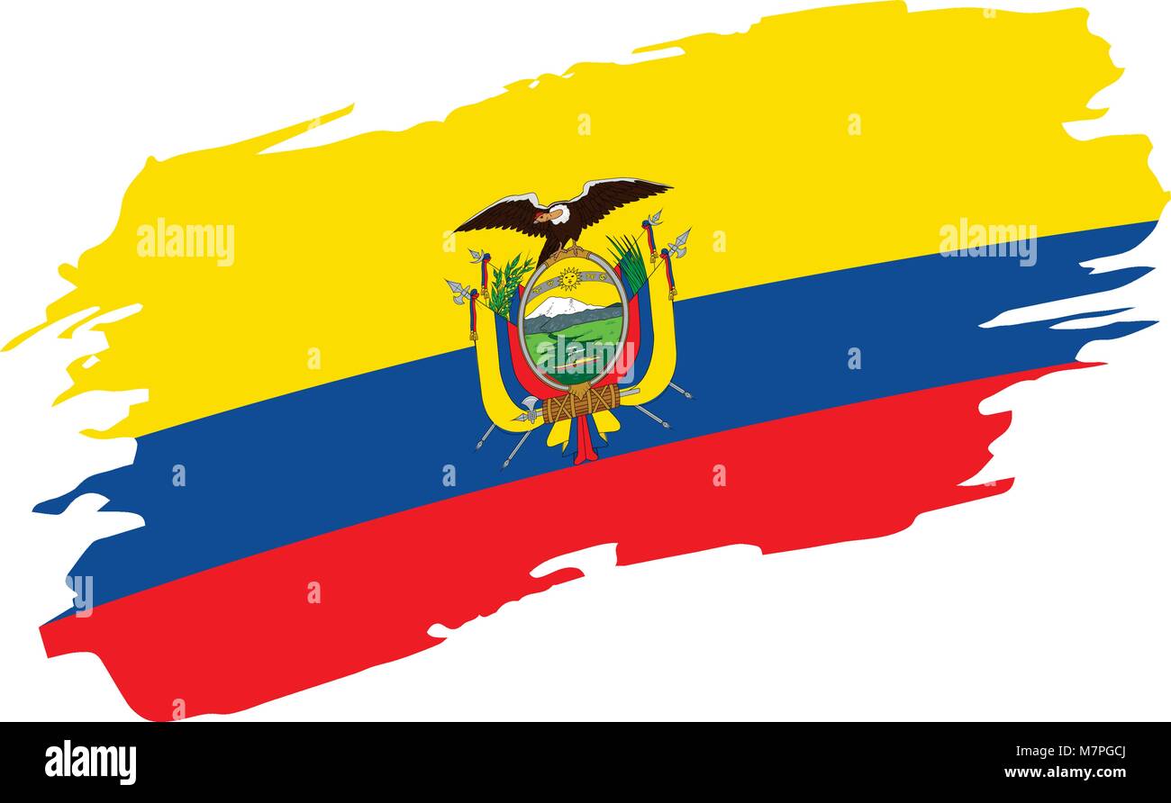 Ecuador flag, vector illustration Stock Vector Image & Art - Alamy