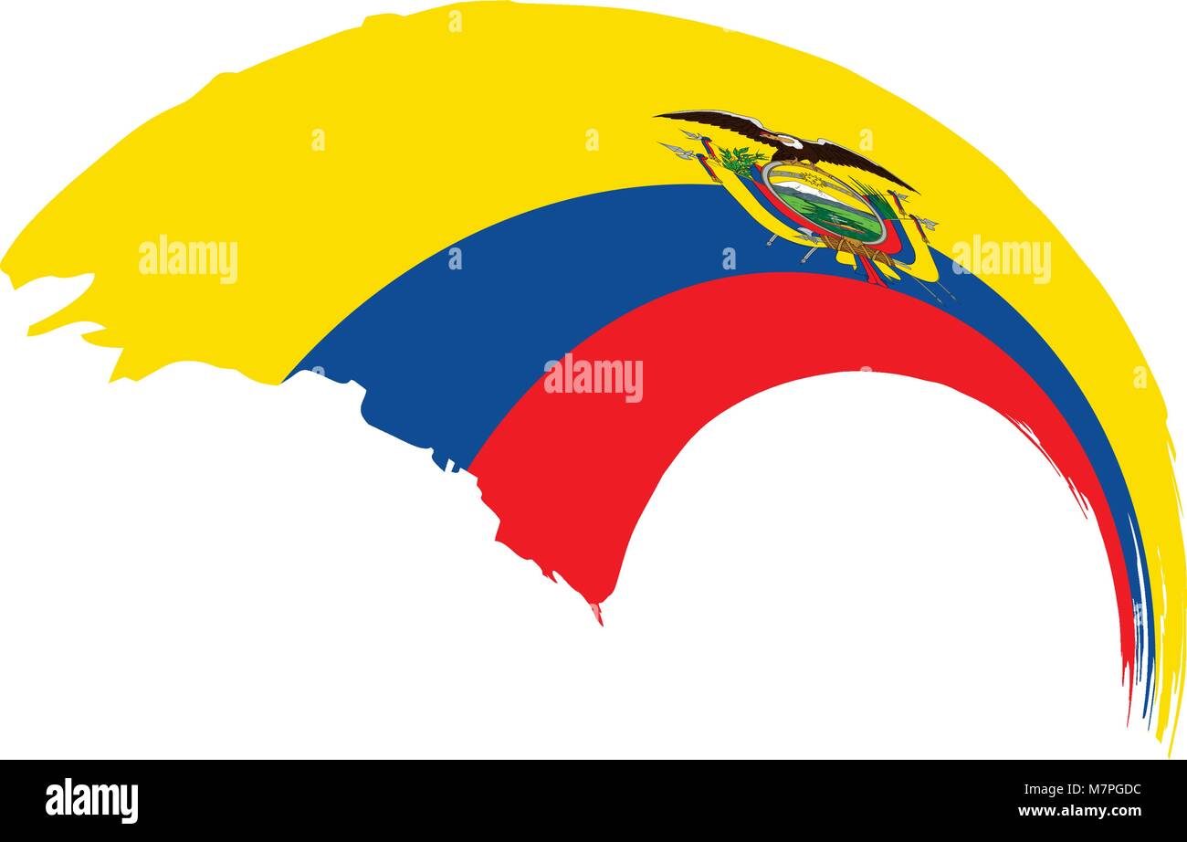 Ecuador flag, vector illustration Stock Vector Image & Art - Alamy