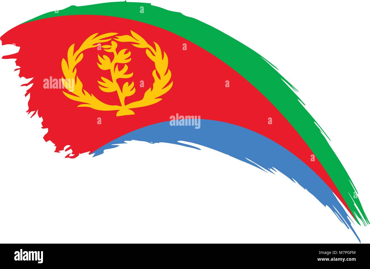 Eritrea flag, vector illustration Stock Vector Image & Art - Alamy