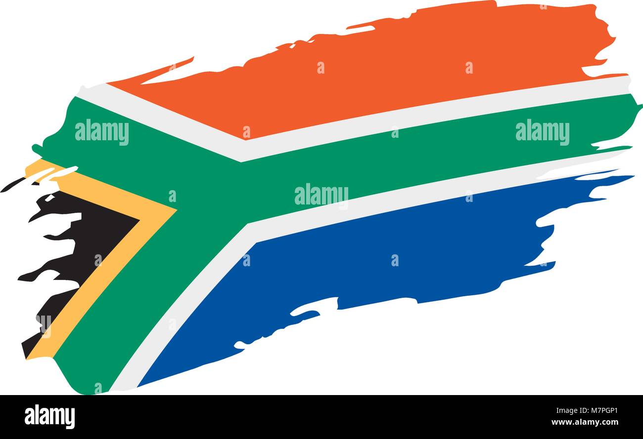 South african flag vector hi-res stock photography and images - Alamy