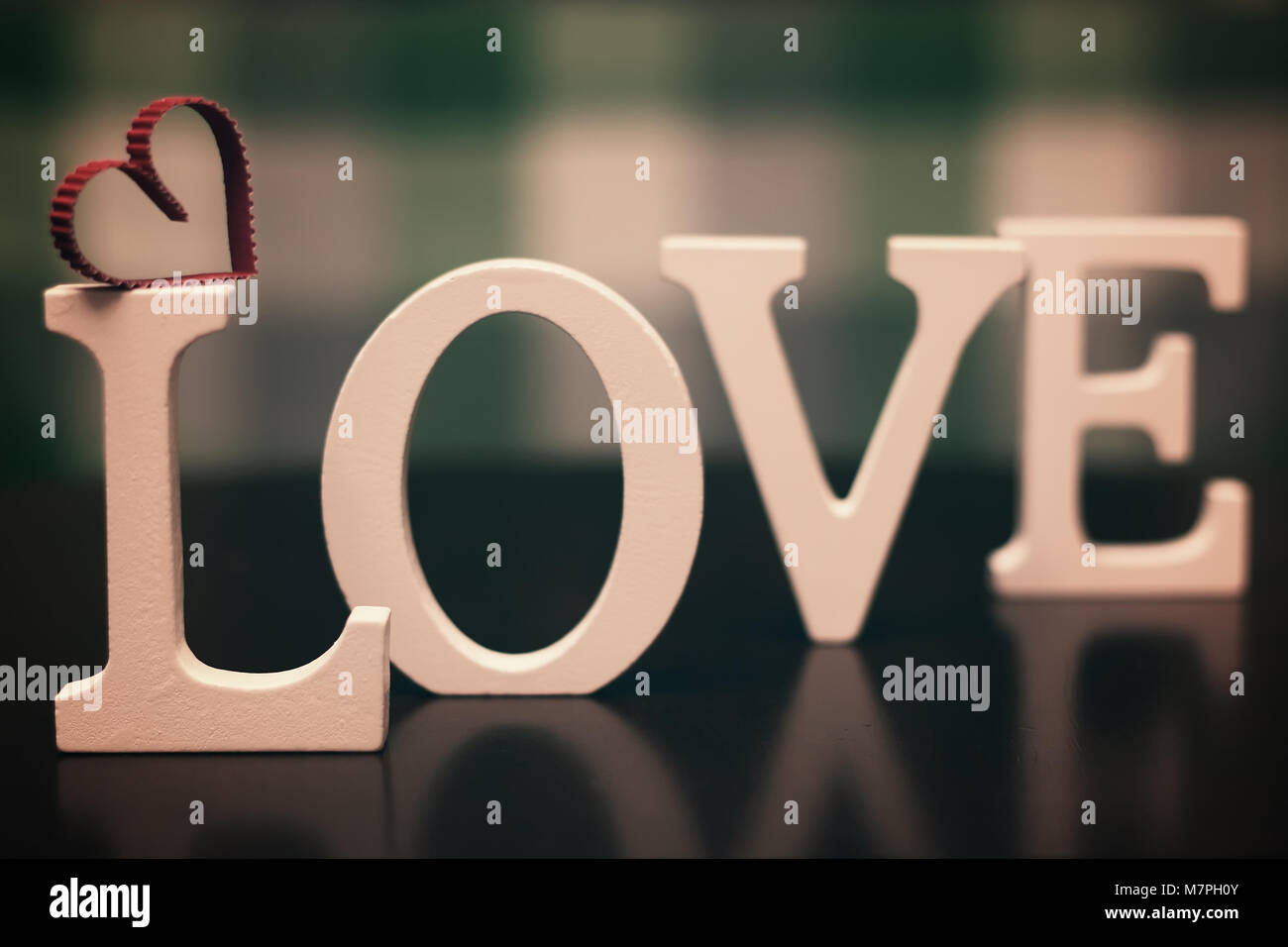 love shape text letter Stock Photo - Alamy