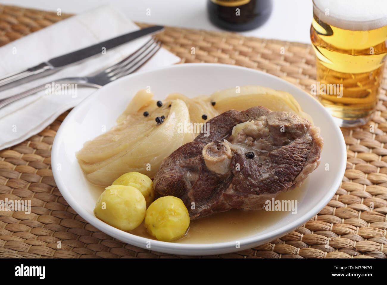 Farikal, the Sheep In Cabbage, the Norwegian traditional dish closeup ...