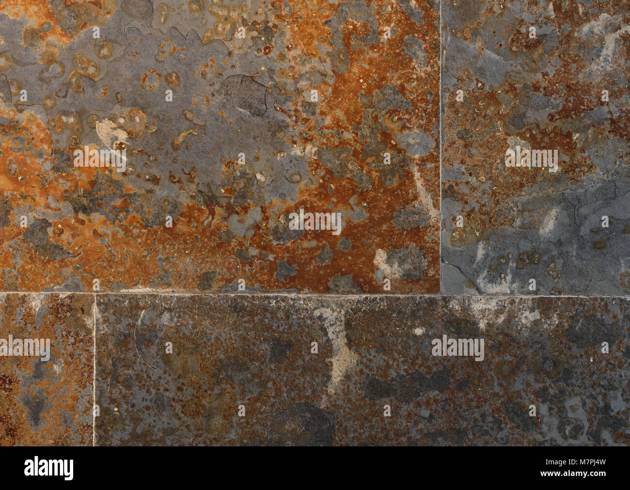 Texture of a rusty slate wall Stock Photo - Alamy