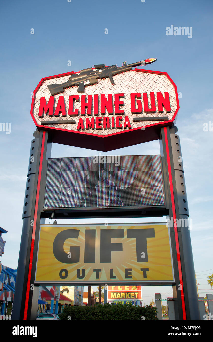 Neon machine gun hi-res stock photography and images - Alamy