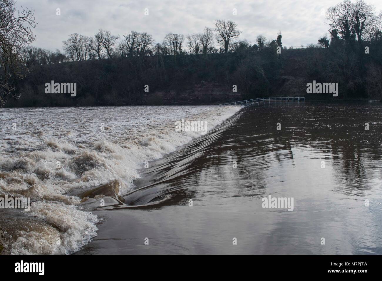 Gunthorpe Weir, River Trent Stock Photo - Alamy