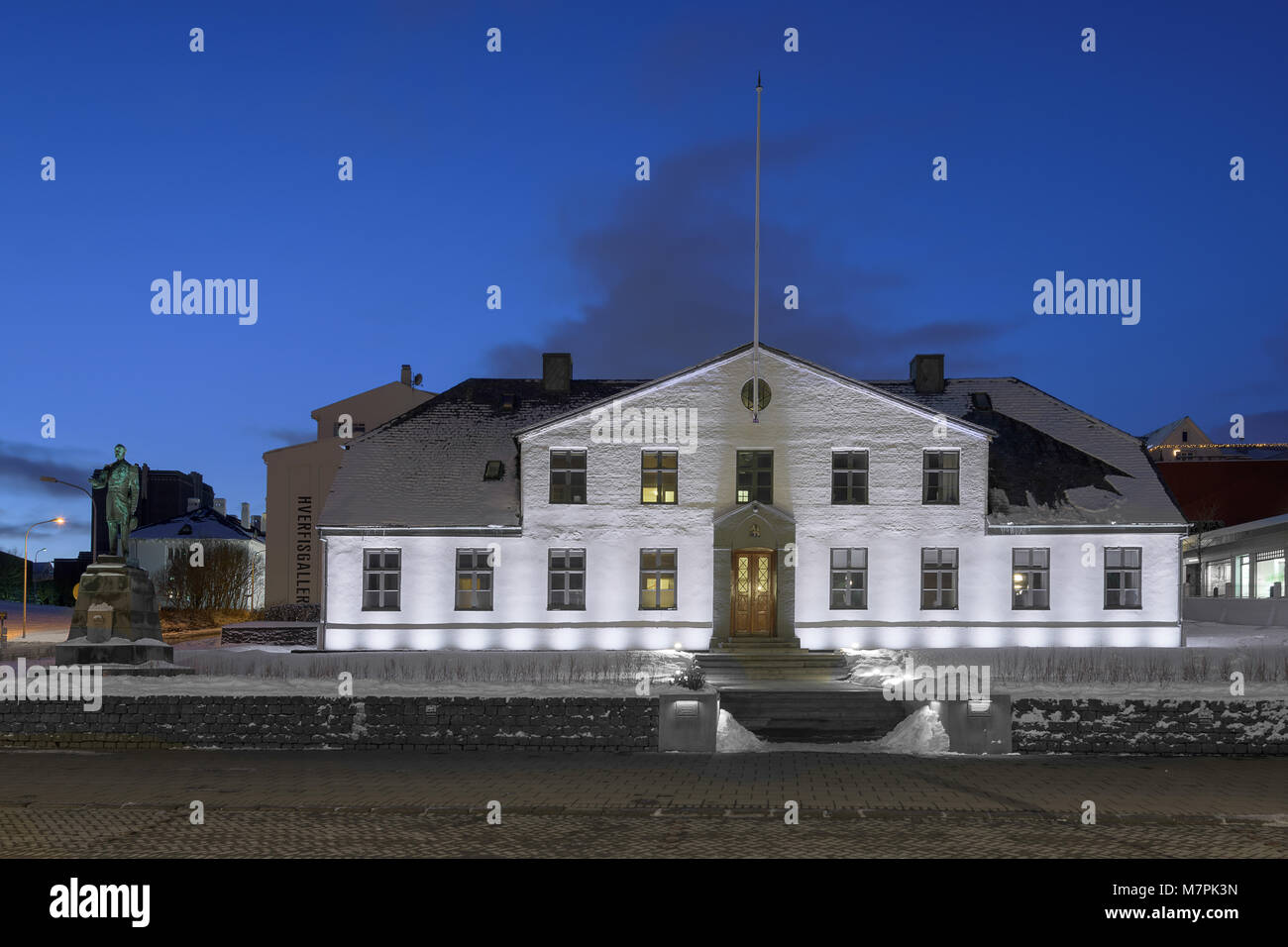 Iceland government building hi-res stock photography and images - Alamy