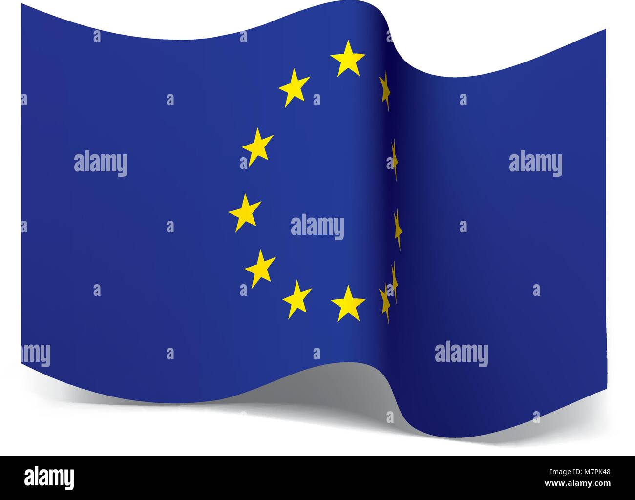 European union flag, vector illustration Stock Vector Image & Art - Alamy