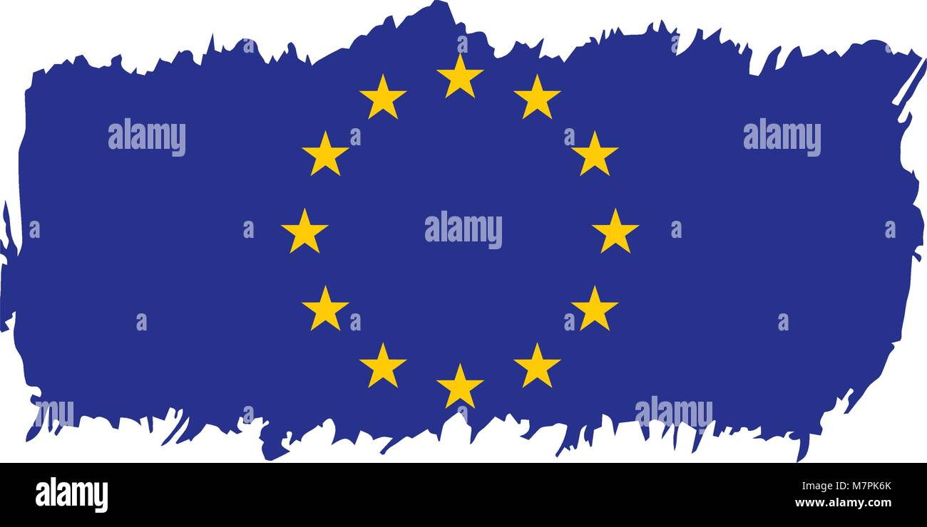 European union flag, vector illustration Stock Vector Image & Art - Alamy