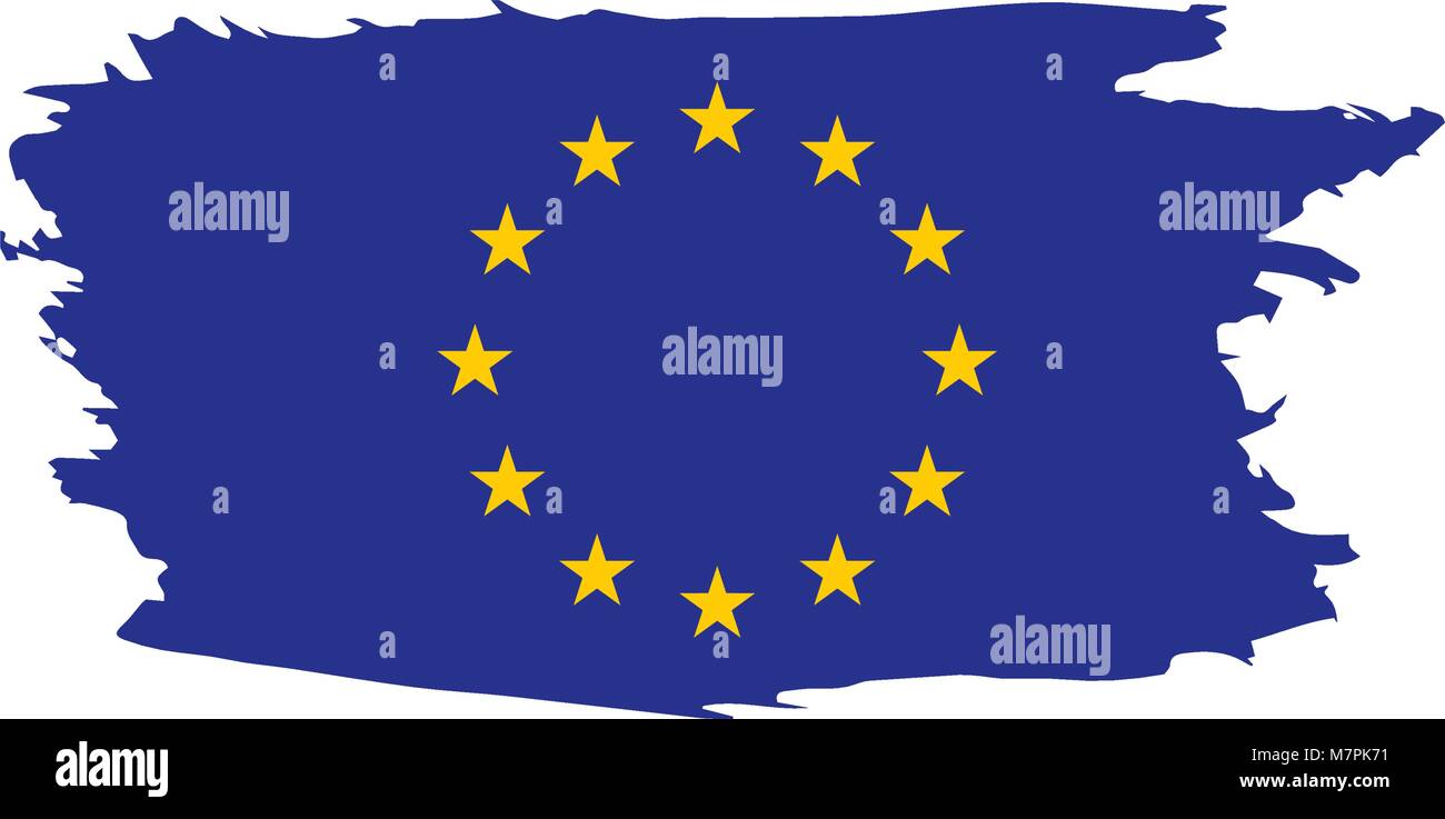 European union flag, vector illustration Stock Vector Image & Art - Alamy