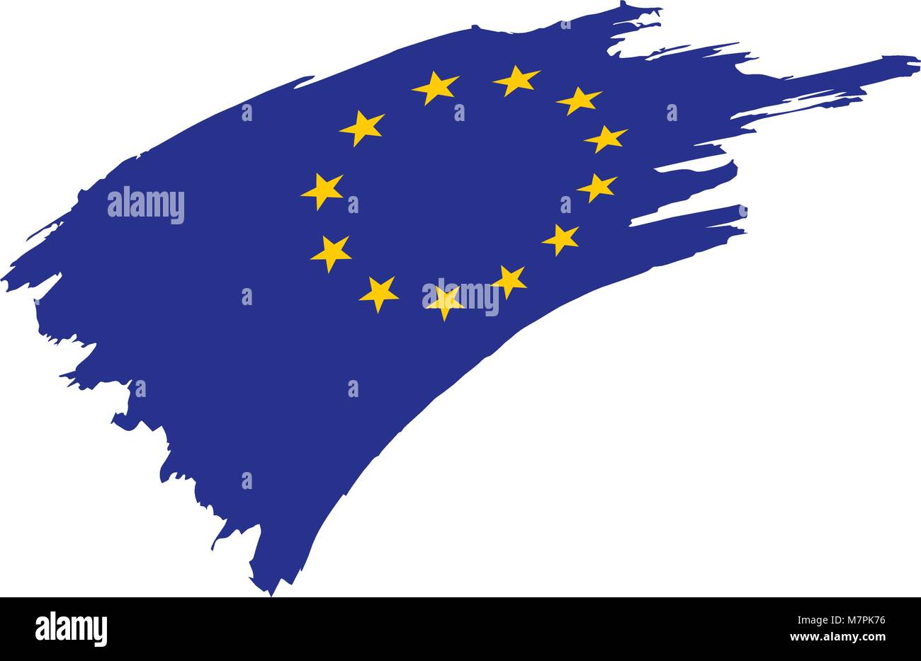 European union flag, vector illustration Stock Vector Image & Art - Alamy