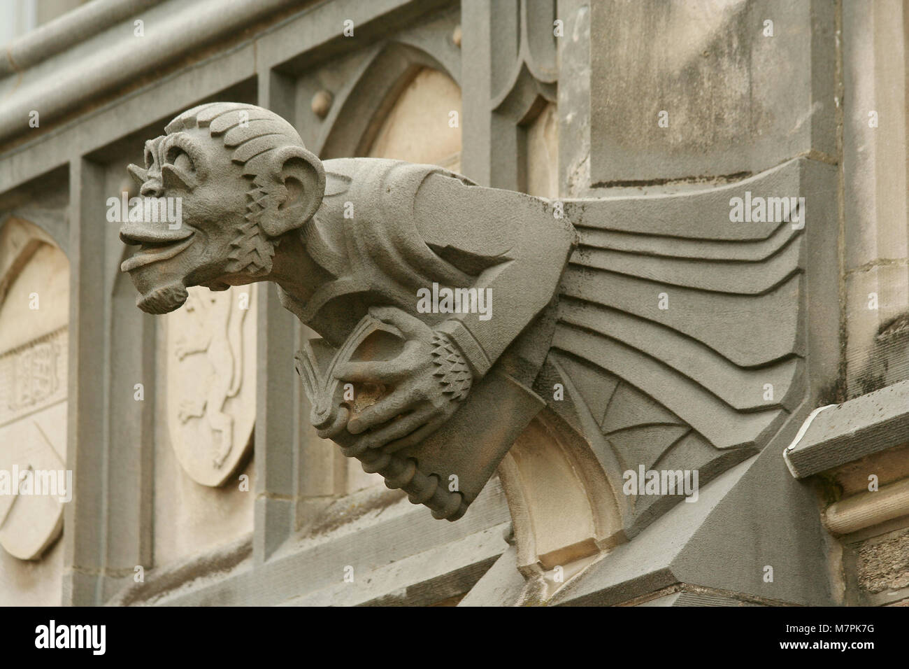 A gargoyle on a building in Princeton NJ Stock Photo - Alamy