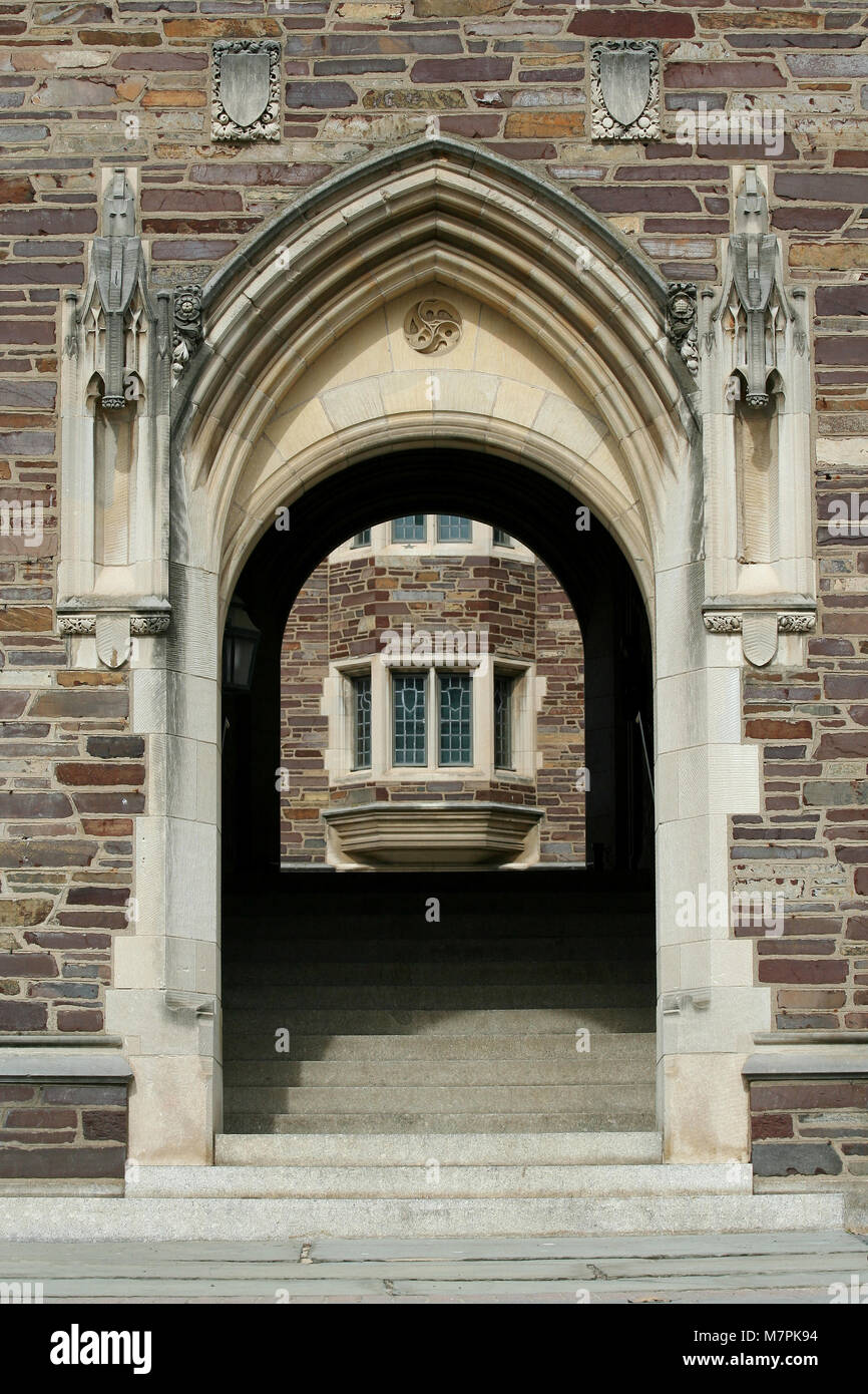 A old stone archway with stairs Stock Photo - Alamy