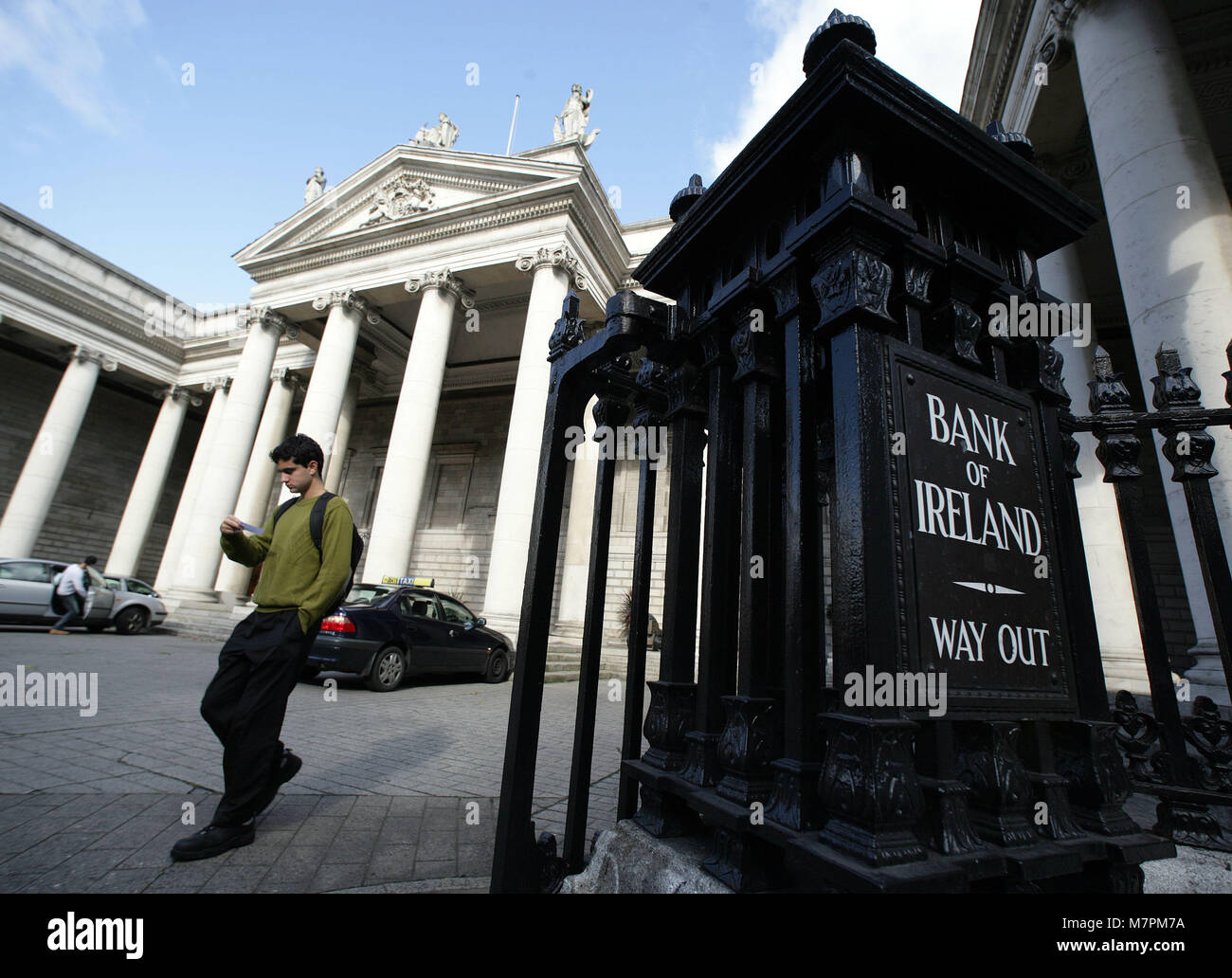 Bank Of Ireland Headquarters in Dublin, Ireland, 1 Oct, 2008. The Irish ...