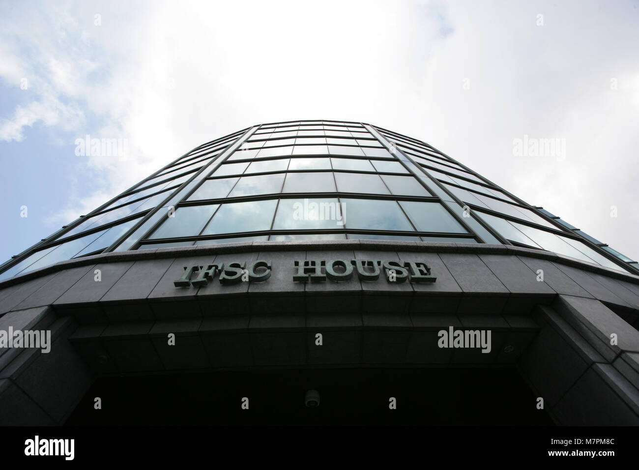 The Irish Financial Services centre in Dublin city centre, Ireland, 1 ...