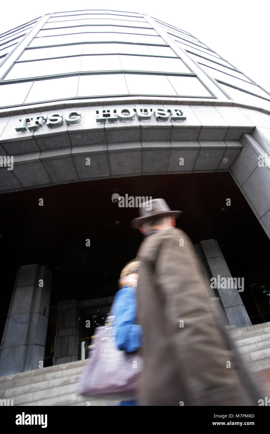 The Irish Financial Services centre in Dublin city centre, Ireland, 1 ...