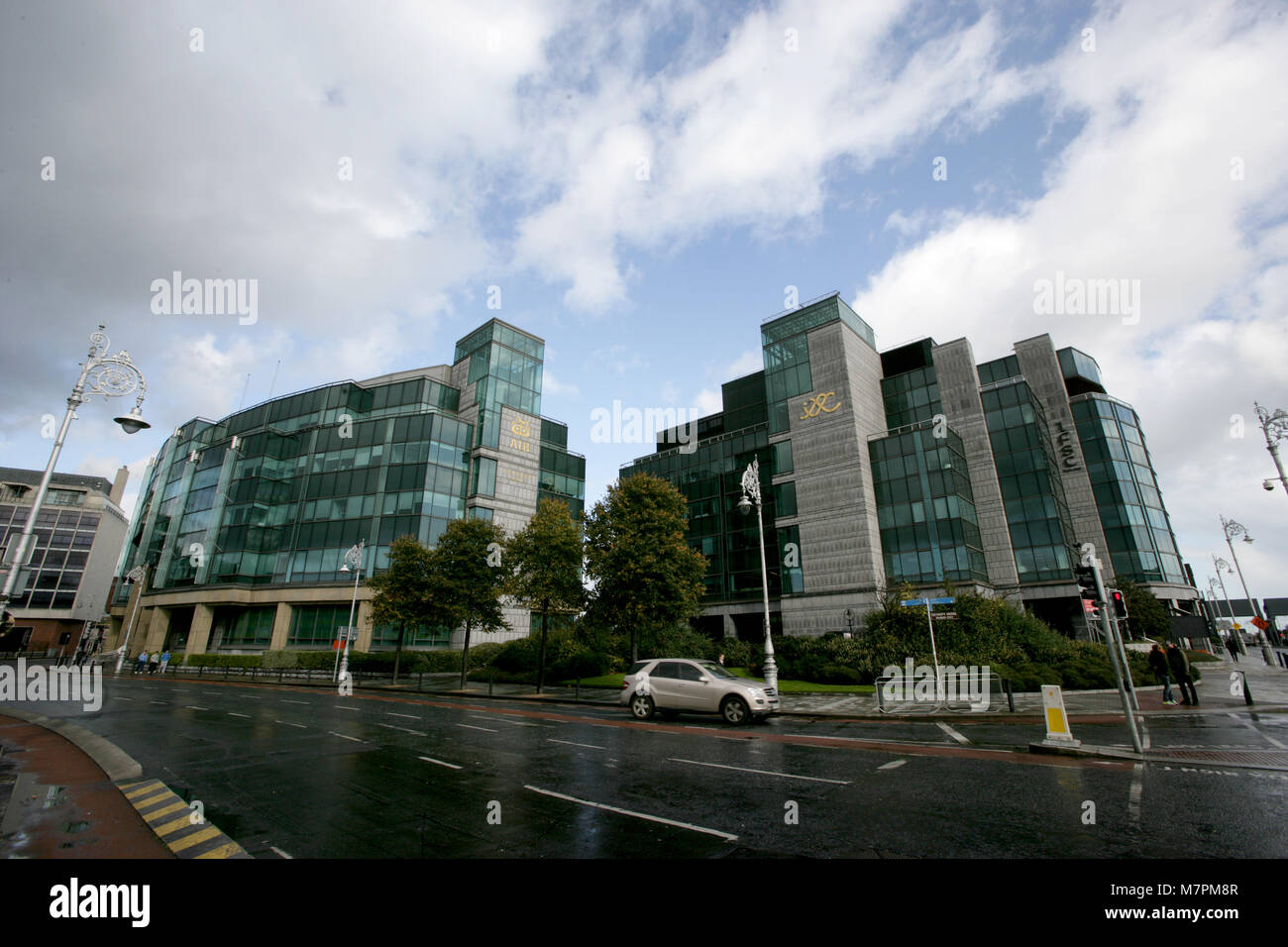 The Irish Financial Services centre in Dublin city centre, Ireland, 1 ...