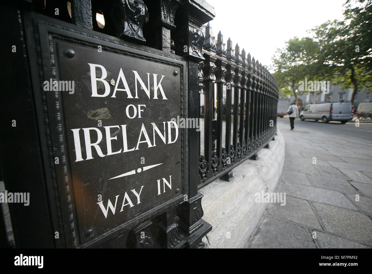 Bank Of Ireland Headquarters in Dublin, Ireland, 1 Oct, 2008. The Irish ...