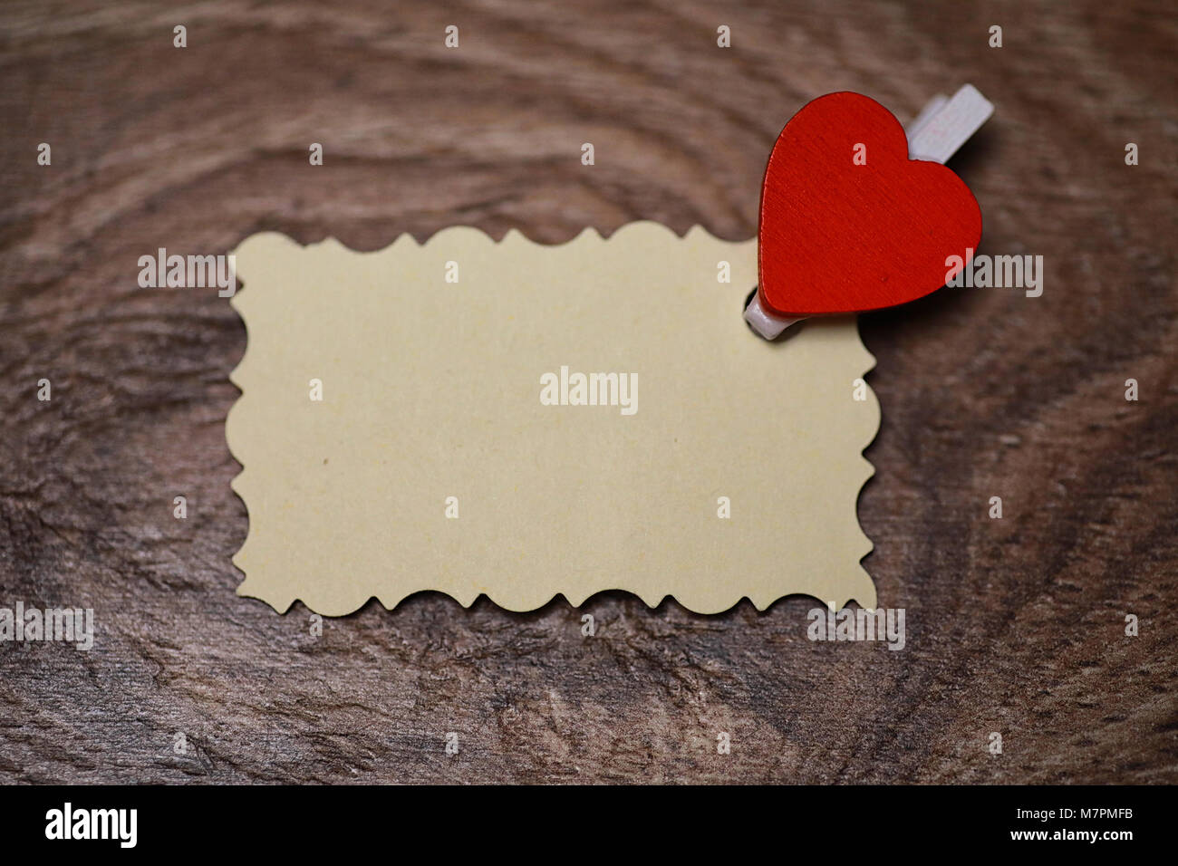 white sheet paper love notes and heart shape Stock Photo - Alamy