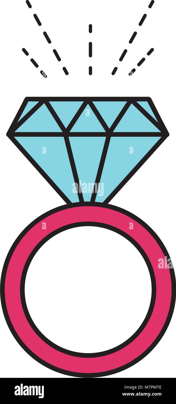 luxury engagement ring wedding with diamond Stock Vector Image & Art ...