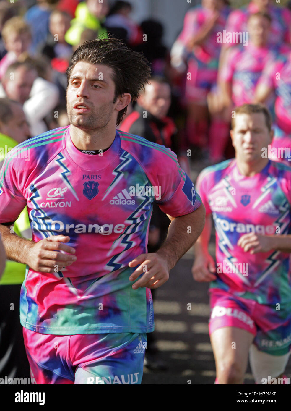 BELFAST, NORTHERN IRELAND - OCTOBER 11: Stade Français Pierre Rabadan ...